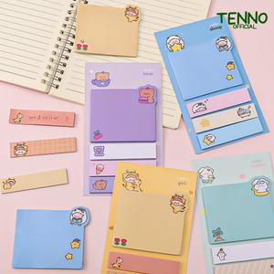 Promo TENNO Sticky Notes Set Kertas Tempel 4 Motif Lucu Berwarna Post ...