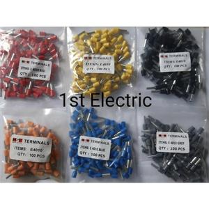 Jual Skun Ferules 4mm Skun Kabel Ferrules E4010 tersedia 6 warna ...