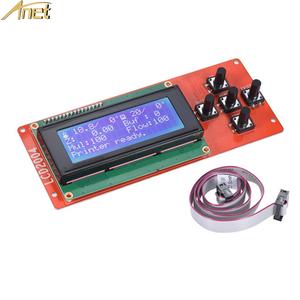 Jual Anet A8 2004 LCD 3D Printer Smart Display Blue Screen Controller for RAMPS 1.4 Control ...