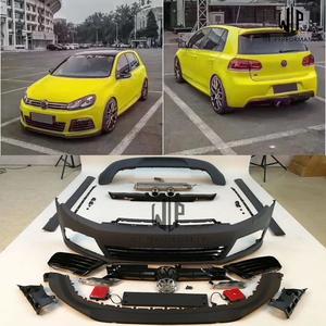 Jual Vw Golf 6 Pp Unpainted Car Body Kits Front Bumper Rear Bumper with ...