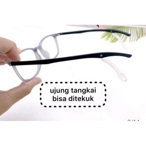 Jual Kacamata 8023, lensa atas ganda normal, lensa bawah plus bacaan ...