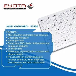 Jual USB KEYBOARD MINI SLIM WATERPROOF / Eksternal Keyboarb mini USB ...