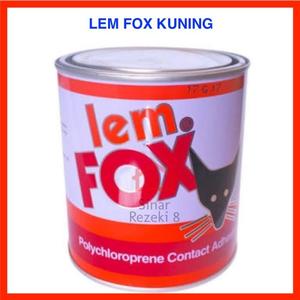 Jual Lem FOX Kuning 1 kg / Cair Glue HPL Edging PVC Sheet Kayu ...