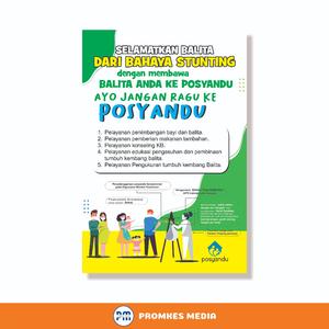 Jual Poster Kesehatan, Poster Selamatkan Balita dari Stunting, Poster ...