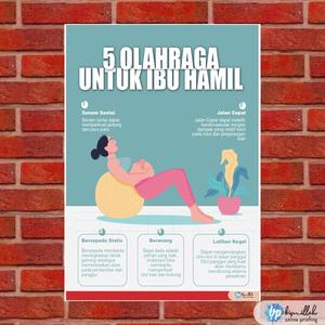 Jual Poster Kesehatan 5 Olahraga Untuk Ibu Hamil - Jakarta Timur ...