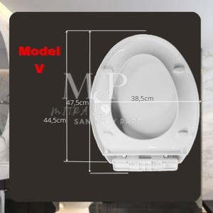 Jual Tutup Penutup Closet Dudukan Toilet Soft Closing Model Lambat ...