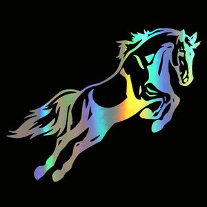 Jual Stiker mobil kuda melompat hebat 15CM, kepribadian, stiker kustom ...