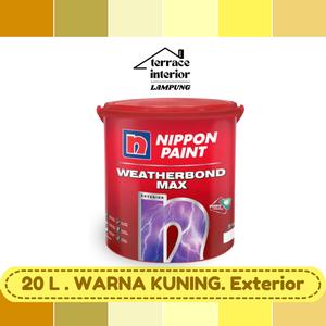Promo Cat Tembok Exterior Weatherbond Max Nippon Paint Warna Kuning 20 ...