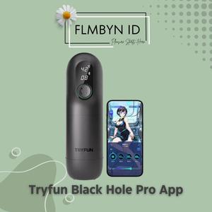 Jual Tryfun Black Hole Pro App Controlled Smart Retractable Electric Male Massager - Kota ...