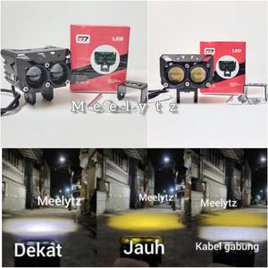 Jual Lampu tembak Laser LED D3 SQL 2 mata putihkuning 2 warna - Jakarta ...