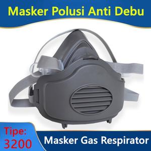 Jual Gas Respirator Masker Cat Anti Debu Masker Polusi Anti Debu 3M ...