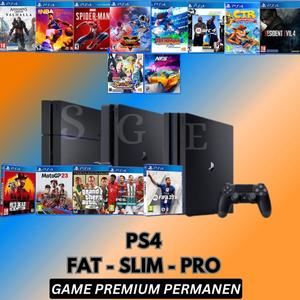 Jual PS4 FAT/SLIM/PRO ORI OFFLINE 500GB-1TB GAME PREMIUM PERMANEN TANPA ...