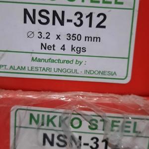 Jual KAWAT LAS NIKKO STEEL NSN-312 DIAMETER 3.2MM-AWS E312-16 - Kota Surabaya - pt raja | Tokopedia