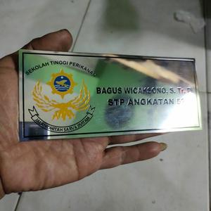 Jual terbaru !!! name tag mesin / nama label mesin /name tag mesin ...