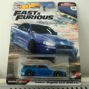 Jual Hot Wheels Premium Nissan Skyline Gtr (Bnr34) Biru Fast Furious ...