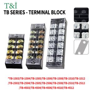 Jual Dual Row Barrier Screw Terminal Block Wire Barrier Td-1520 Tb-1512 ...