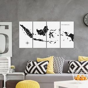 Jual Poster dinding peta indonesa Hiasan kamar aesthetic 1 set - Wall ...