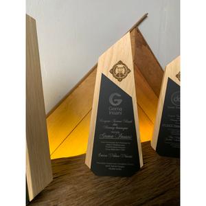 Jual Trophy Kayu Custom (Tipe-2) | Piala Kayu Custom | Plakat Kayu ...