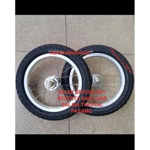 Jual READY STOCK WHEELSET FULL SET RODA VELG SEPEDA 12 INCH RODA SEPEDA ...