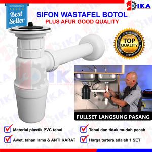 Jual Sifon Sivon BOTOL / Sifon PVC Plastik Pembuangan Wastafel BOTOL ...
