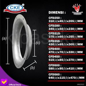 Jual CENTRIFUGAL FAN INLET RING 450MM RING SPAREPART CENTRIFUGAL BLOWER ...