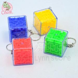 Promo MINI CUBE MAZE KEYCHAIN mainan labirin gantungan kunci unik - KC ...