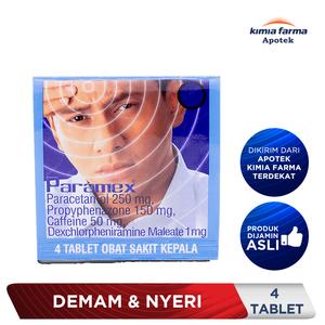 Jual PARAMEX STRIP 4 TABLET - SAKIT KEPALA - Jakarta Pusat - Kimia ...