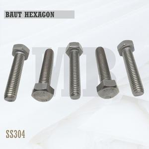 Jual Baut Hex Stainless M8X200 - Baut Hexagon 8X200 / M8 X 200 / 8 X ...