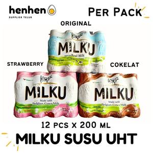 Jual MILKU SUSU UHT PER PACK ISI 12 X 200 ML WINGSFOOD - Jakarta Timur ...
