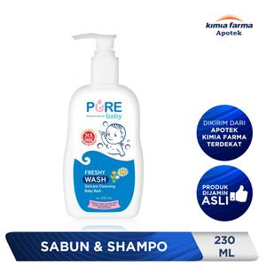 Jual PURE BABY SHAMPOO FRESHY 230 ML / SHAMPO MANDI BAYI / KIMIA FARMA ...