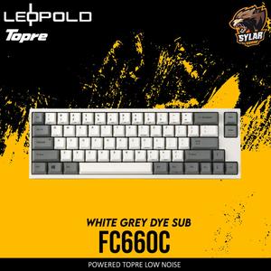 Jual Leopold FC660C White Grey Dye Sub PBT Mechanical Gaming Keyboard ...