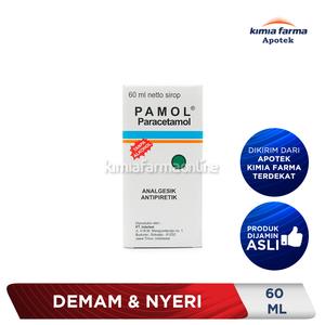 Jual PAMOL SIRUP 60 ML / OBAT DEMAM NYERI ANAK / KIMIA FARMA - Jakarta ...