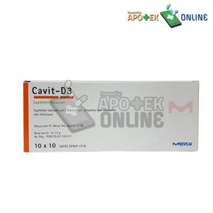 Jual CAVIT-D3 1 STRIP 10 TABLET - Jakarta Timur - Apotek Merdeka Farma ...