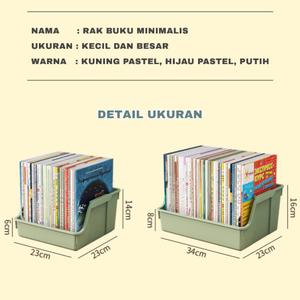 Jual Greenland Rak Buku Plastik Foldable Desktop Box Rak Box File Kotak ...