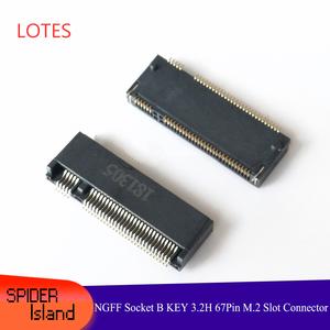 Jual Original NGFF Socket B KEY Height 3.2H 67Pin M.2 Slot - Jakarta ...