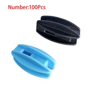 Jual 100 Pcs Electric Fence High Strain Post Insulator Voltage Plastic ...
