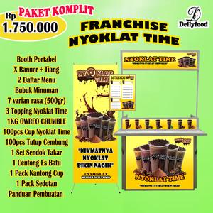 Jual Franchise Nyoklat Time Paket Komplit dengan Booth Portable / Paket ...