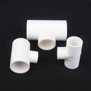 Jual 8pcs/lot 40 32 25 20mm White PVC Reducing Tee Joints Garden ...
