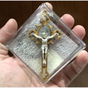 Jual Salib Yesus Kristus Bahan Kayu Zaitun Santo Benedictus Ukuran ...