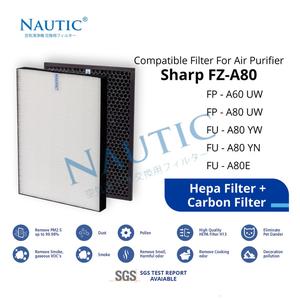 Promo hepa filter sharp fu a80y w n / FU-A80Y / FU-A80 / FZ-A80SFE ...