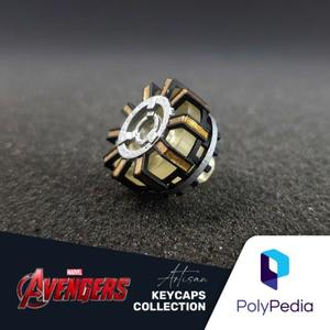 Jual READY Iron Man Arc Reactor Artisan Keycap Keycaps - Full Color ...