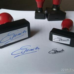 Jual Stampel Tanda Tangan (Signature) Otomatis (Stample/Stempel/Cap ...