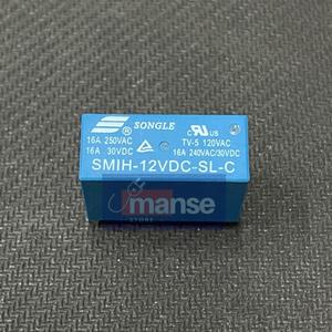 Jual Relay Songle 12V Kaki 8 Pin SMIH-12VDC-SL-C 16A Biru Ampere Besar ...