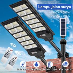 Jual 1200W lampu jalan tenaga matahari Solar Cell solar Panel garai 2 ...