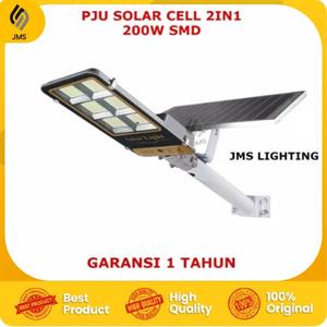 Jual LAMPU JALAN TENAGA SURYA 200 WATT SMD LED PJU SOLAR CELL OUTDOOR ...