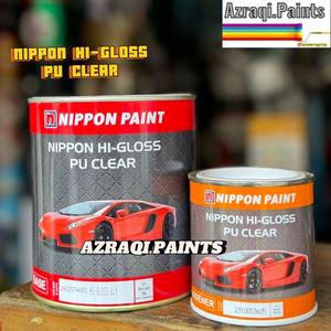 Jual NIPPON HI GLOSS PU CLEAR + HARDENER - NIPPON PAINT ( 1 LITER ...