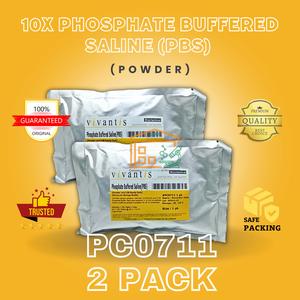 Jual Phosphate Buffered Saline (PBS) 10X (Powder), Ready to use, 2 pack ...