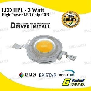 Jual HPL High Power LED Epistar Epiled Chip COB Biji Mata 3W 3 Watt ...