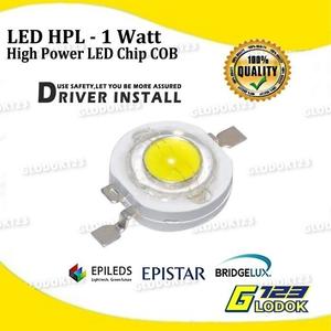 Jual HPL High Power LED Epistar Epiled Chip COB Biji Mata 1W 1 Watt ...