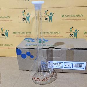 Jual IWAKI Labu Ukur Clear 250 ml PP Stopper Volumetric Flask IWAKI ASLI 250ML - Kota Tangerang ...